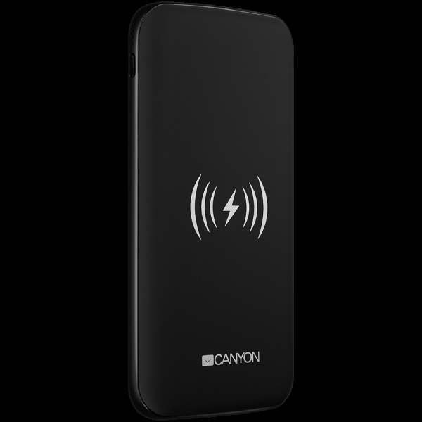 Canyon Power bank with wireless charger function, 8000mAh Li-Poly ...