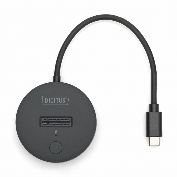 Digitus čitalec diskov USB 3.2 Gen2 TipC za M.2 SATA NVMe PCIe SSD DA-71547 - Tech Trade Center