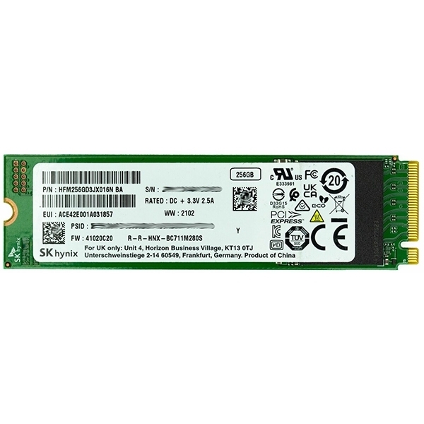 Disk SSD SK HYNIX 256GB NVMe (80mm) - HFM256GD3JX013N - Tech Trade Center
