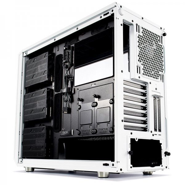 FRACTAL DESIGN Meshify S2 White TG midiATX okno belo ohišje - FD-CA ...
