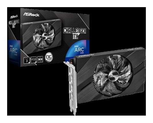 ASROCK Intel Arc A380 Challenger ITX 6GB OC - A380 CLI 6GO - Tech Trade ...