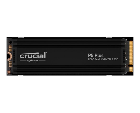 Crucial P5 Plus 2TB Gen4 NVMe M.2 SSD disk s hladilnikom ...