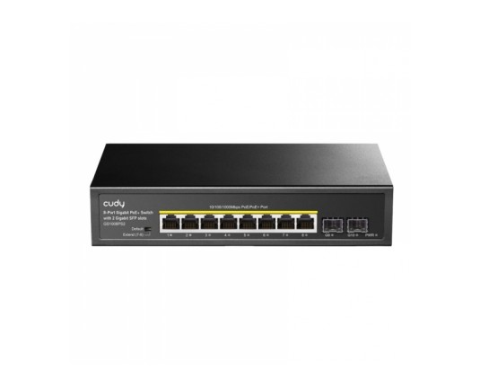 CUDY GS1008PS2 8x Gigabit PoE+ 120W 2xSFP mrežno stikalo-switch ...