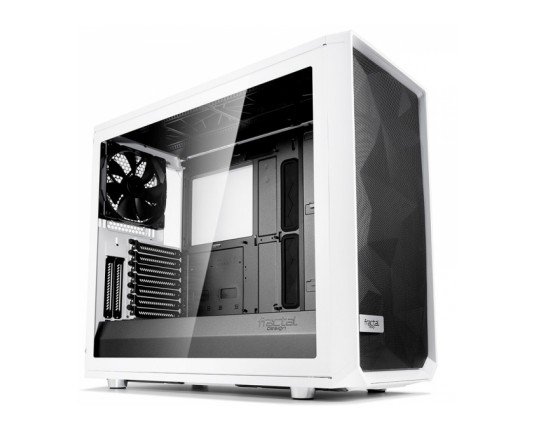 FRACTAL DESIGN Meshify S2 White TG midiATX okno belo ohišje - FD-CA ...