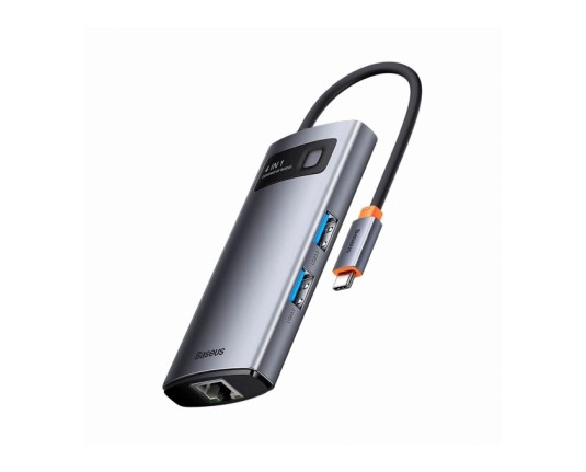 Baseus hub USB TipC 3xTipA + RJ45 WKWG070113 - Tech Trade Center