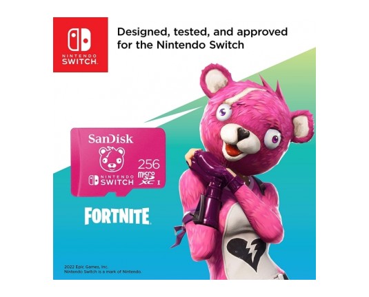 SanDisk Nintendo MicroSD UHS I Card - Fortnite Edition, Cuddle Team ...
