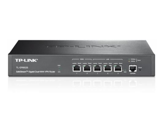 TP-LINK SafeStream TL-ER6020 Gigabit Dual-WAN VPN usmerjevalnik router ...