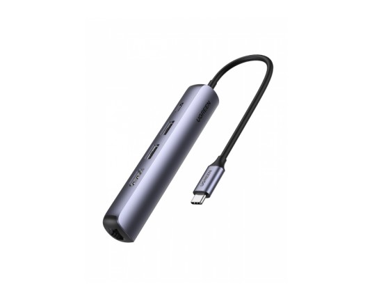 UGREEN 5v1 USB-C Hub, USB 3.0 A+HDMI+RJ45+PD - box - 10919 - Tech Trade ...