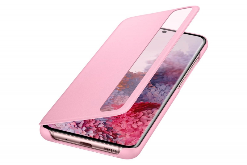 SAMSUNG GALAXY S20 CLEAR VIEW COVER PINK - Tech Trade Center