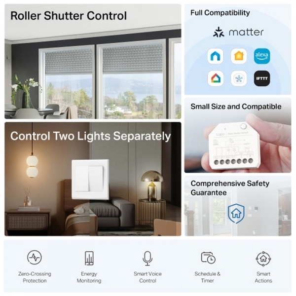 TP-LINK Tapo S112 Smart Switch Module WiFi/Bluetooth vgradno 2-kanalno ...