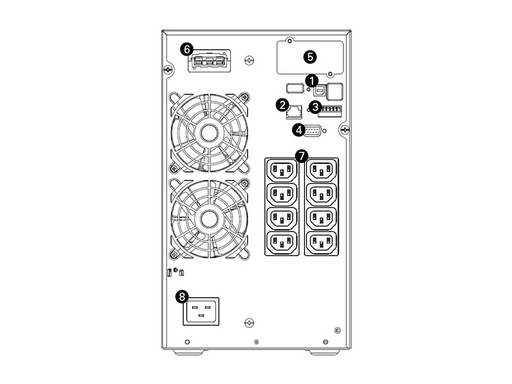 UPS SOCOMEC ITyS 2000VA, 2000W, On-line, sinusni signal, USB, LCD ...